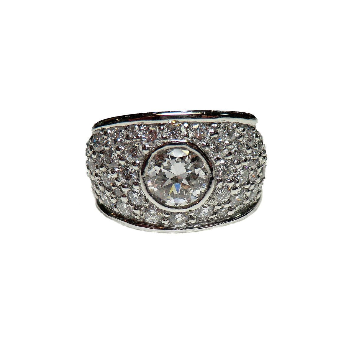 custom platinum diamond ring – Jonathan's Jewelers